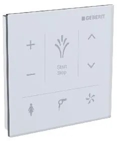 Geberit AquaClean - Nástěnný ovládací panel pro elektronický bidet, bílá 147.038.SI.1