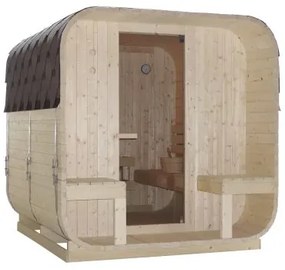 RAKOUSKÝ produkt - Venkovní sauna GÖTEBORG pro 4 osoby 188,2x220x194 cm ( F60200 )