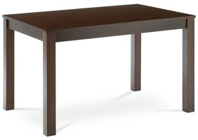AUTRONIC Jídelní stůl rozkládací 120+30x80x75 cm, barva ořech