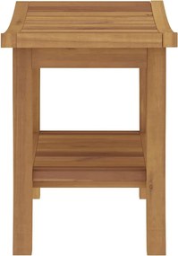 Odkládací stolek do koupelny 50x35x45 cm masivní teakové dřevo 340748