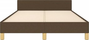 Rám postele bez matrací tmavě šedá 120x190 cm textil 3270523
