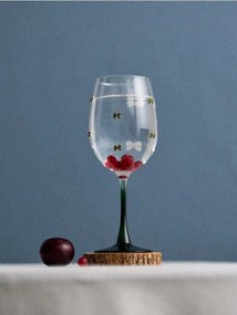 Sinsay - Sklenice z barevného skla s 3D mašličkami - zelená