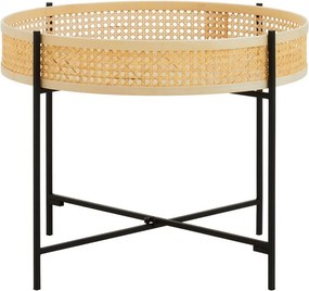Ratanový kulatý konferenční stolek v přírodní barvě ø 60 cm Depok – Premier Housewares