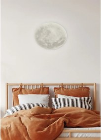 Světle šedé LED dětské stropní svítidlo se stínidlem z akrylového skla ø 40 cm Lunar – Trio