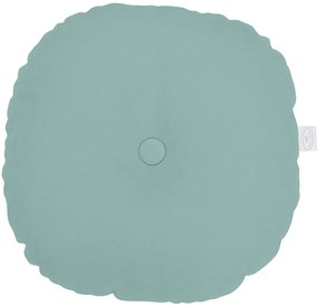 Cotton &amp; Sweets Kulatý polštář s knoflíkem zelená 40 cm
