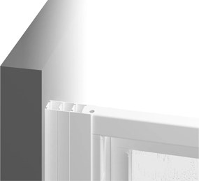 Ravak Supernova sprchové dveře trojdílné ASDP3-90 x 198 cm satin+transparent 00V70UR2Z1