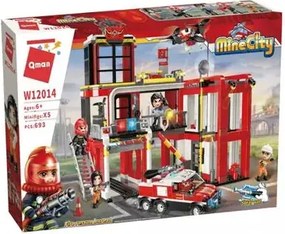 Qman MineCity W12014 Hasičské ústředí / Stavebnice / Počet figurek|díl