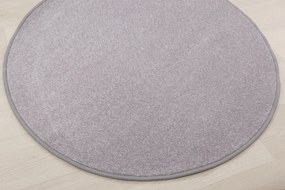 Vopi koberce Kusový koberec Eton šedý 73 kruh - 250x250 (průměr) kruh cm