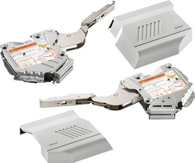 BLUM Sada zdvihacích mechanizmů Aventos HK-S silný pro TIP-ON + krytka šedá