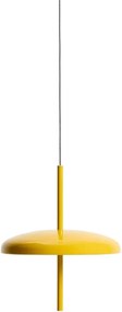 Žluté LED stmívatelné závěsné svítidlo s kovovým stínidlem ø 16 cm Porte – Kave Home