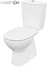 CERSANIT - WC KOMBI 683 ARTECO CO 021 3/5, SEDÁTKO ARTECO POLYPROPYLEN, SOFTCLOSE NEW K667-074