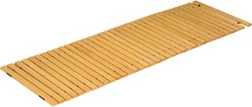 Outsunny 185x60 cm Přírodní dřevěná zahradní cesta - rovný skládací chodník pro venkovní použití, odolný vůči povětrnostním vlivům, dekorativní zahra…