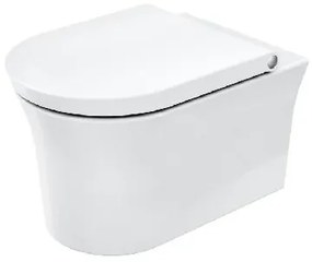 Duravit White Tulip - Závěsné WC HygieneFlush, Rimless, HygieneGlaze, bílá 2576092000