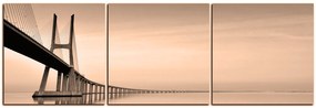 Obraz na plátně - Most Vasco da Gama - panoráma 5245FB (120x40 cm)