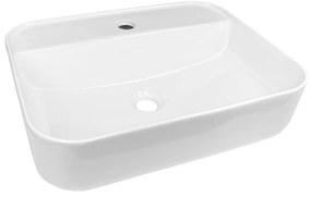 Mereo, Mereo Umyvadlo na desku bez přepadu, 505x400x135 mm, keramické, MER-UC514014R