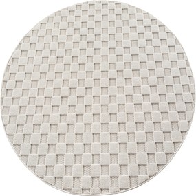 Ayyildiz, AKCE: 💧🛡️200x200 cm Kusový koberec Helix 2203 cream kruh + aplikovaná impregnace, bílá, chodba / předsíň