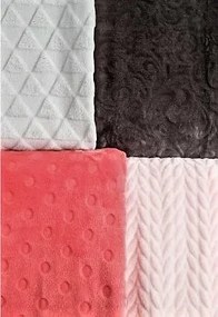 Mistral home Pléd Mistral Home Flannel shaved Dotty korálová 130x170 cm
