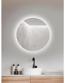 Amirro Ambiente Ronde Kruhové zrcadlo 60 cm s LED podsvícením se senzorem, 411-248
