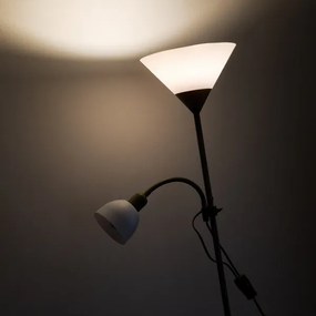 Brilagi - Stojací lampa ARIANA 1xE27/100W/230V + 1xE14/25W zlatá