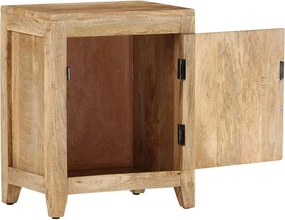 Noční stolek 40 x 30 x 50 cm masivní mangovníkové dřevo 320811