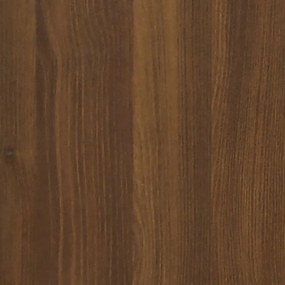 Petromila Nástěnná skříňka hnědý dub 69,5 x 32,5 x 90 cm kompozitní dřevo