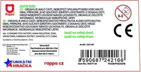 RAPPA Popelářské auto s kontejnerem OZO!!! / Kovové auto / Vyklápěcí k