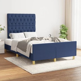 Rám postele bez matrace modrá 120x200 cm textil 3125290