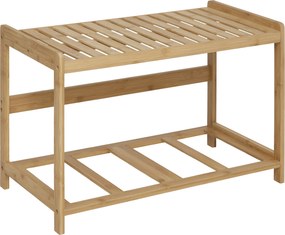 Lavice do koupelny TIDY BOX, 2 úložné boxy, 66,8 x 44 x 35 cm