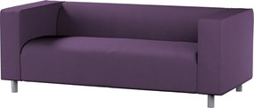 Potah na pohovku IKEA Klippan 2-místná barva fialová látka pletený vzor