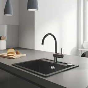 Grohe Minta - Páková dřezová baterie černá