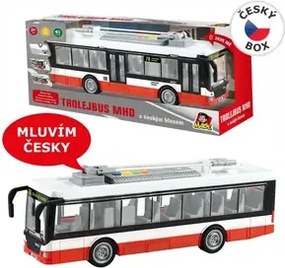 MaDe 08517 - Trolejbus s českým hlasem, 7 x 10 x 28 cm