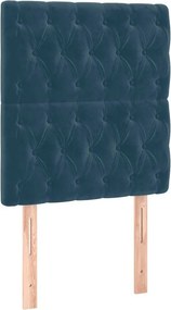 Box spring postel s matrací tmavě modrá 80 x 200 cm samet 3132829