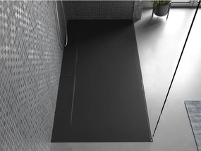 Mexen Egon, SMC obdélníková sprchová vanička 170 x 90 cm, černá, 4R709017