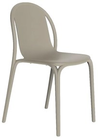 OnaDnes -20% VONDOM Béžová plastová jídelní židle BROOKLYN