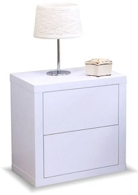 Noční stolek Tori, 2-zásuvky, lamino