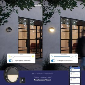 NOR 2019016010 Venkovní stropní svítidlo Ava 9,5W LED šedá opál - NORDLUX