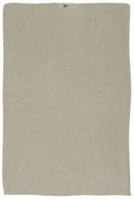 Ib Laursen - pletená bavlněná utěrka Mynte Beige 40x60 cm