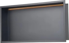 Sprchový výklenek, 33,0 × 63,5 × 10,2 cm VEVOR – 10,16 × 33,02 × 63,5 cm