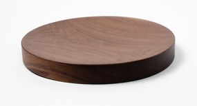 DVORO Luxusní dřevěný odkládací podnos Pau Natural solid walnut 27cm