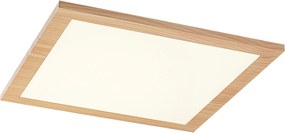 Rabalux Stropní LED svítidlo Almond s dekorem dřeva hranaté 295x295mm 12W 6907