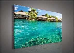 Obraz na plátně Maledivy 100 x 75 cm