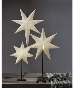 Star Trading, Stolní lampa hvězda FROZEN | bílá, černá