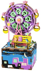RoboTime 3D skládačka hrací skříňky Malý kolotoč