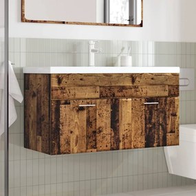 Koupelnová skříňka se zápustným umyvadlem old wood 3328585