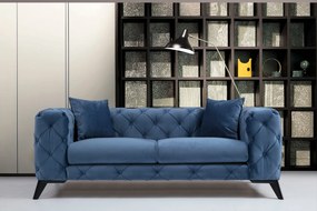 Atelier del Sofa 2-místná pohovka Como 2 Seater - Blue, Modrá