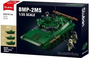 Sluban Model Bricks M38-B1136 Bojové vozidlo pěchoty BMP / LEGO - komp