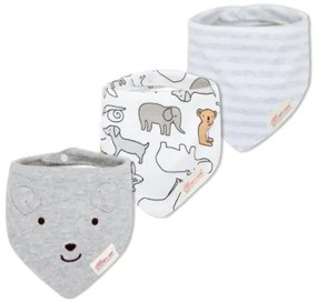 Dětské bavlněné bryndáčky 3 ks unisex Sada: Set 3