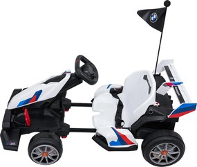 Ramiz BMW motokára s funkcí driftu bílá