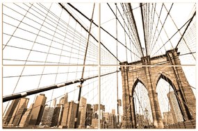 Obraz na plátně - Manhattan Bridge 1925FD (120x80 cm)
