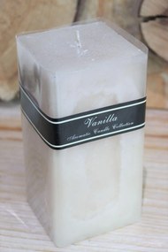 Krémová voňavá svíčka Vanilla 14,5cm